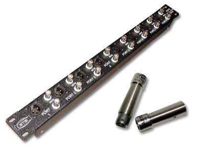 AES/EBU Digital Audio Balun Panel - 8 Chan M-XLR to BNC | Computer ...