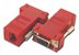 Modular Adapter Kit - DB9 Female to RJ45 - Red | Computer Cable Store