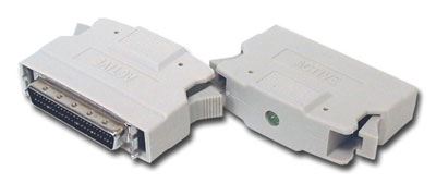 SCSI 2 Active Terminator with LED - HD50 (MD50) Male | Computer Cable Store