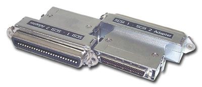 SCSI Adapter - SCSI 2 HD50(MD50) Male to SCSI 1 C50 Female | Computer ...