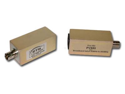 Ultra Broadband Video Balun - Female F Connector to RJ45 jack pins 4 ...