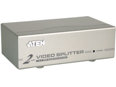 2 Port Video Splitter, 250 Mhz video bandwidth | Computer Cable Store