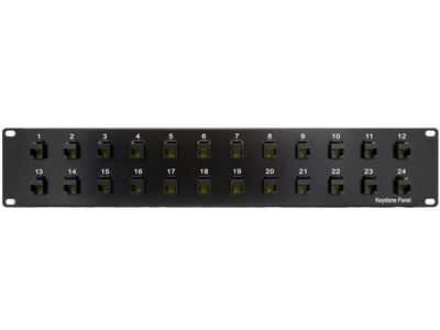 CAT6 Feed Through Patch Panel - 24 Port | Computer Cable Store