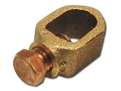 Acorn-type Ground-Rod Clamp - 3/8 inch | Computer Cable Store