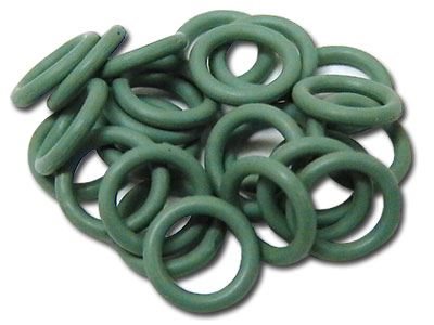 Gem Compression O Rings - Green - 50 pack | Computer Cable Store