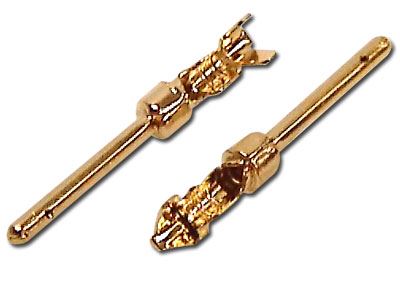 D-Sub Connector Pins - Crimp - Male - 100 pack | Computer Cable Store