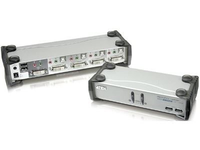 4-Port MasterView USB-DVI KVM Switch, Cables Included | Computer Cable ...