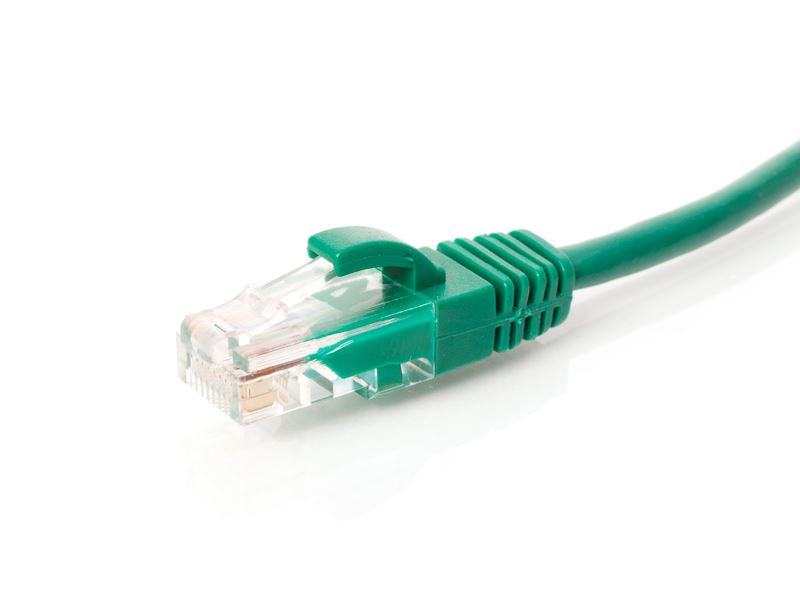 1 FT Booted Cat5e Network Patch Cable - Green | Computer Cable Store