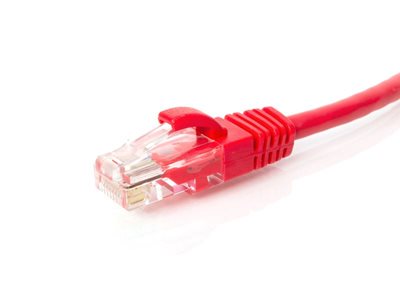 10 FT Booted Cat5e Network Patch Cable - Red | Computer Cable Store