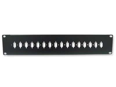 2u D-Sub Patch Panel - DB9 - Rack Mount - 16 Port | Computer Cable Store