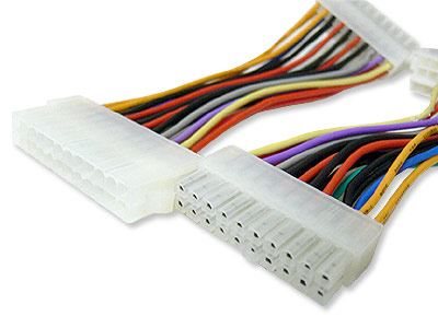 6in ATX Power Supply Cable - 20F/24M | Computer Cable Store