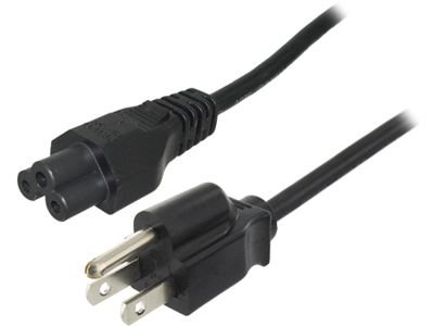 5ft Power Cord C-5/5-15P 2.5A/125V | Computer Cable Store