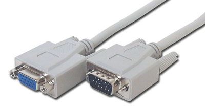 10 FT VGA Cable Extension - 14-pin HD15 M/F | Computer Cable Store