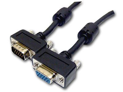 15 FT Slim SVGA Monitor Cable Extension | Computer Cable Store
