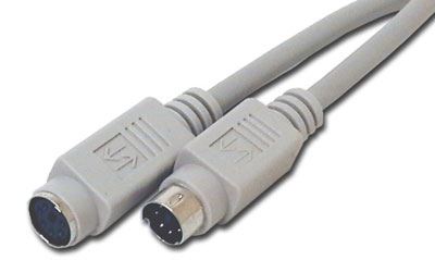 6 FT PS/2 Keyboard or Mouse Extension Cable - M/F | Computer Cable Store
