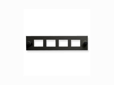 Blank Fiber Optic Adapter Panel 4-port | Computer Cable Store
