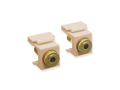 Module Banana Jack Gold Plated Almond | Computer Cable Store