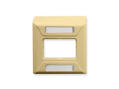 Mounting Box Euro Style 1-port Ivory | Computer Cable Store