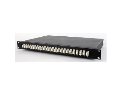 FiberOpticx Rack Mount Cabinet - 1U 48 LC Simplex Singlemode/Multimode ...