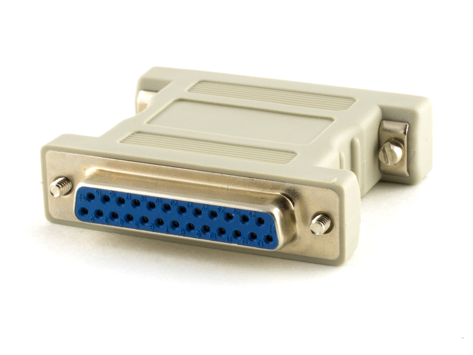 Null Modem Adapter for Serial Cables - DB25 Female to Female | Computer Cable Store