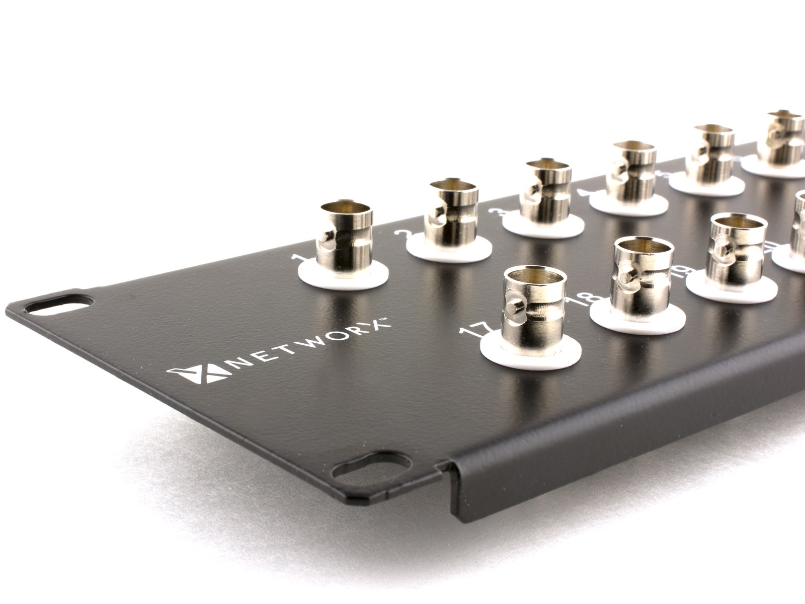 24 Port Fully Loaded 75 Ohm Isolated BNC Coaxial Patch Panel - 2U ...