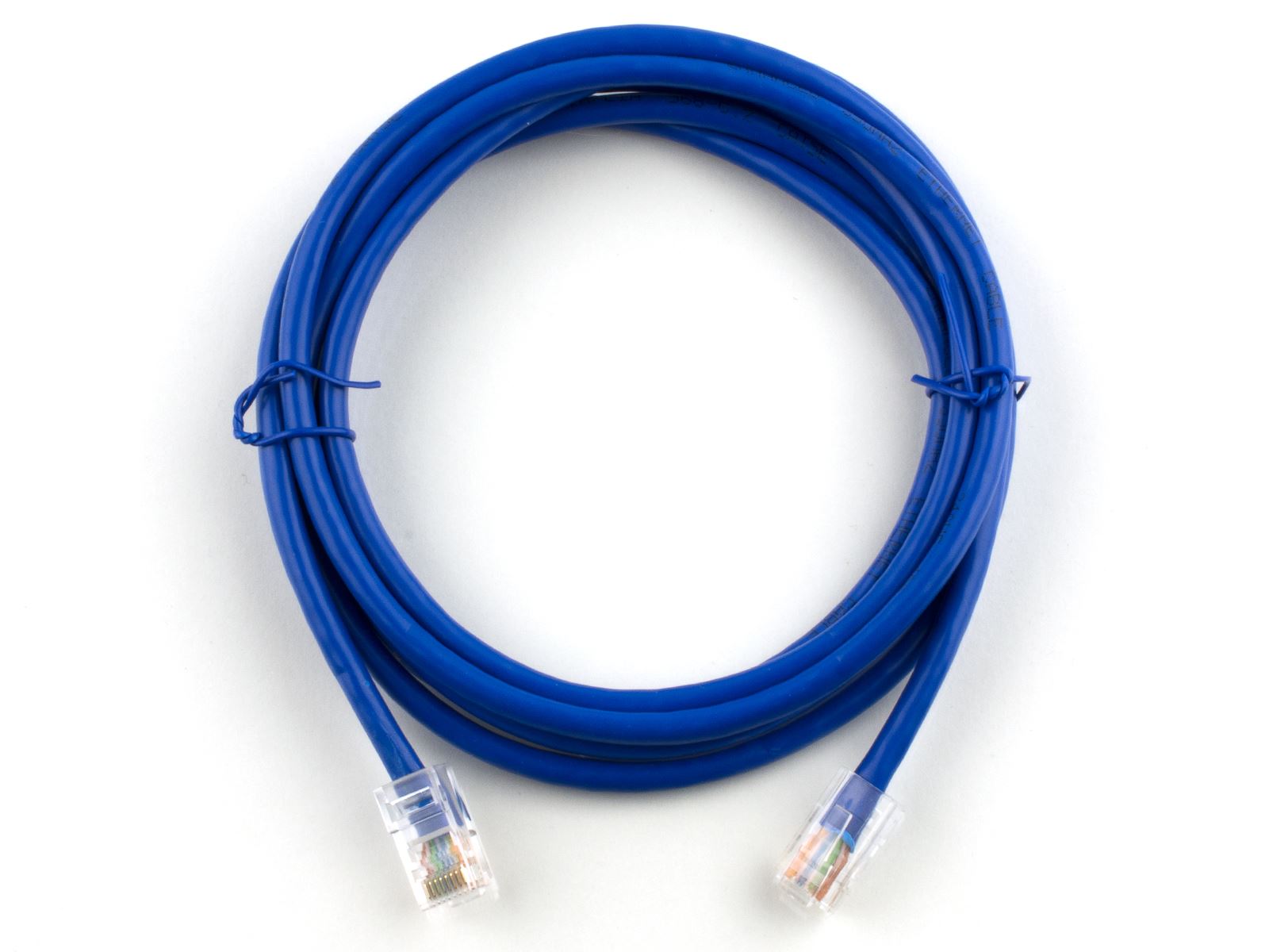 5 FT Assembled CAT5e Network Patch Cable - Blue | Computer Cable Store