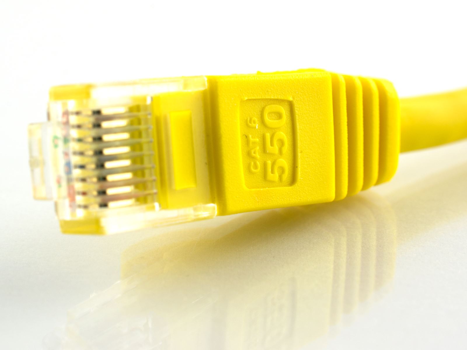 50 FT Booted CAT6 Network Patch Cable - Yellow | Computer Cable Store