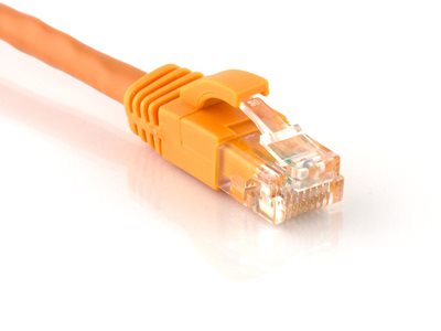 10 FT Booted CAT6 Network Patch Cable - Orange | Computer Cable Store