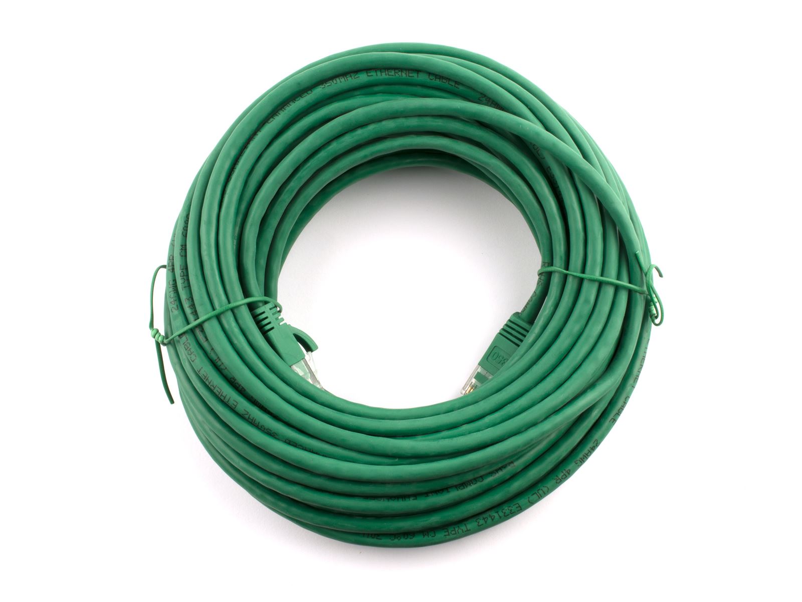50 FT Booted Cat5e Network Patch Cable - Green | Computer Cable Store
