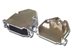D-Sub Hood - DB25 - Metal - Includes Grommets | Computer Cable Store