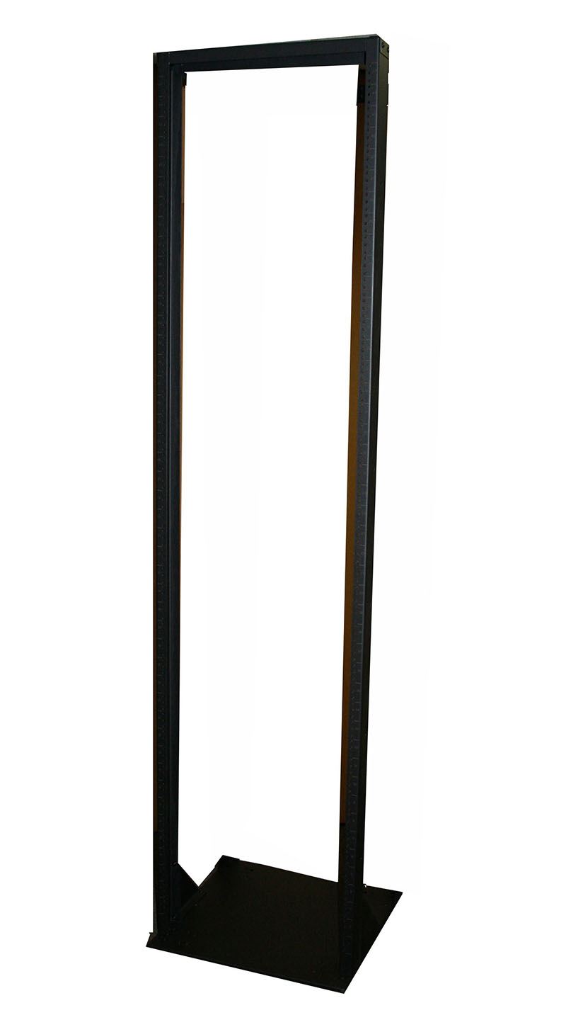7Ft 2-Post 19 Inch Open Frame Lte Steel Floor Rack, 45U | Computer ...