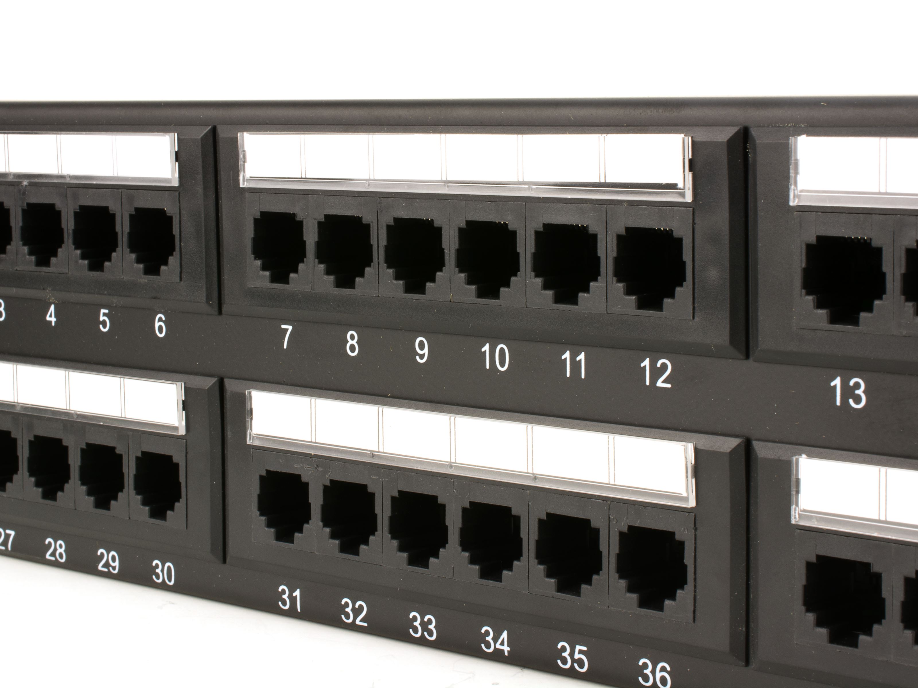 96 Port CAT5e Rack Mount Patch Panel - 4U | Computer Cable Store