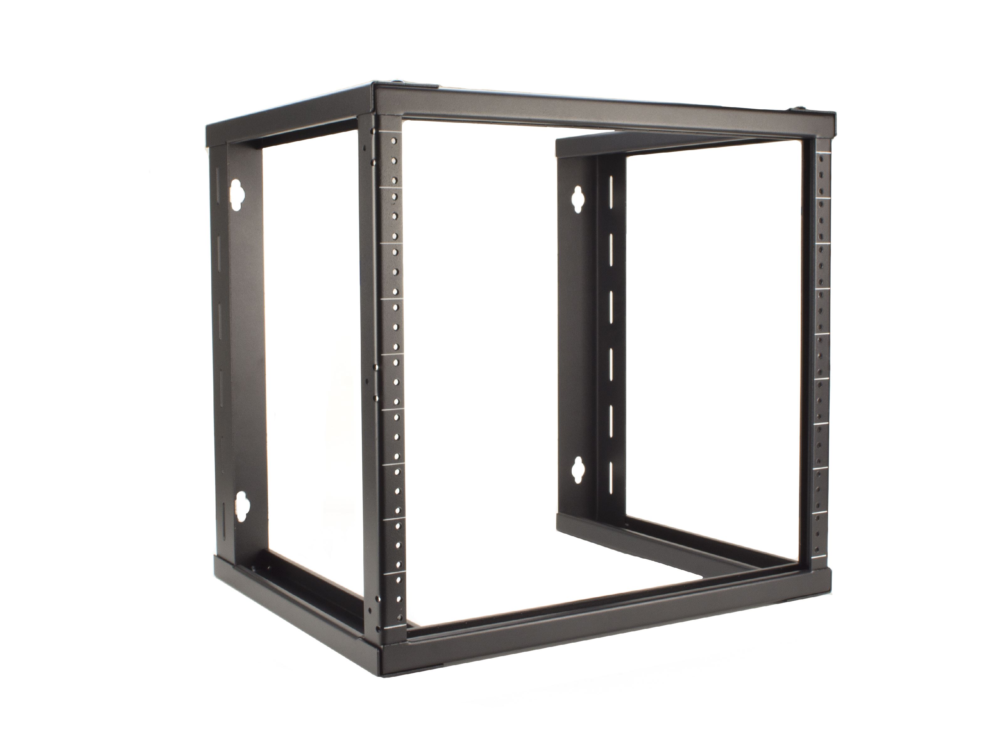 6U Open Frame Wall Mount Rack - 101 Series, 16 Inches Deep, Flat Packed ...