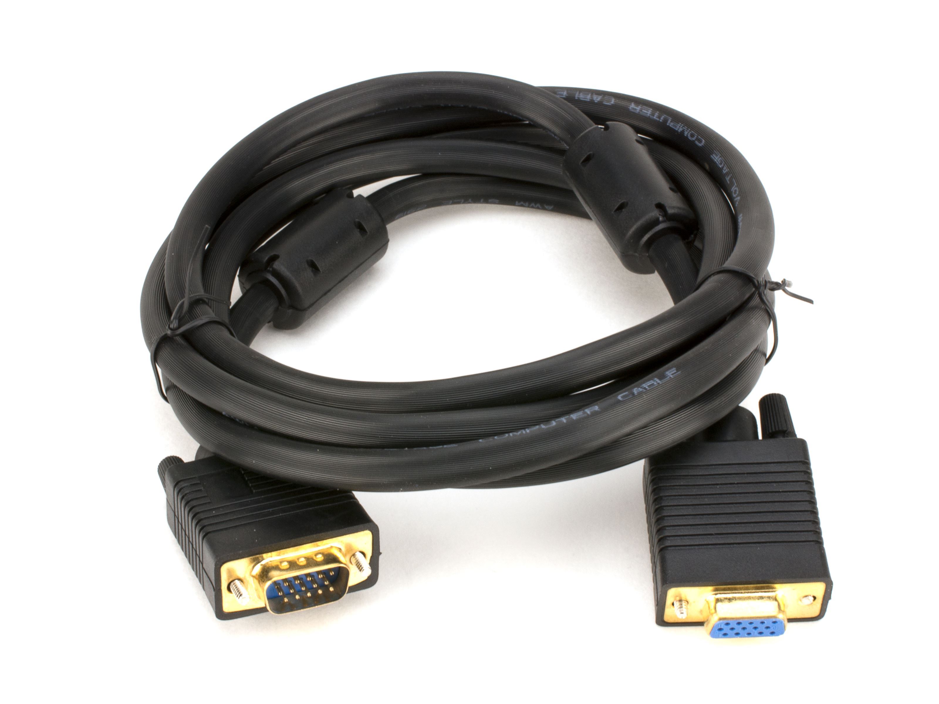 SVGA Male Female Video Cable 25 FT | Computer Cable Store
