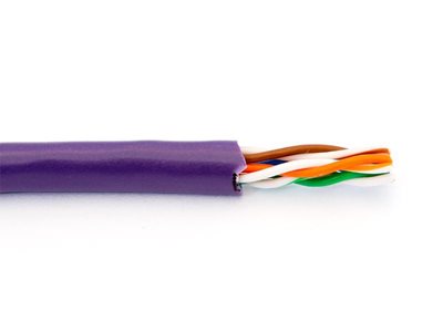 Cat5e 350Mhz Network Cable Stranded Purple CMR | Computer Cable Store