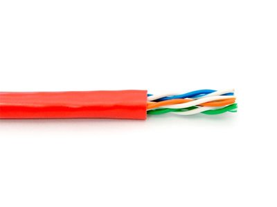 CAT6 550Mhz Network Cable Stranded Red CMR | Computer Cable Store