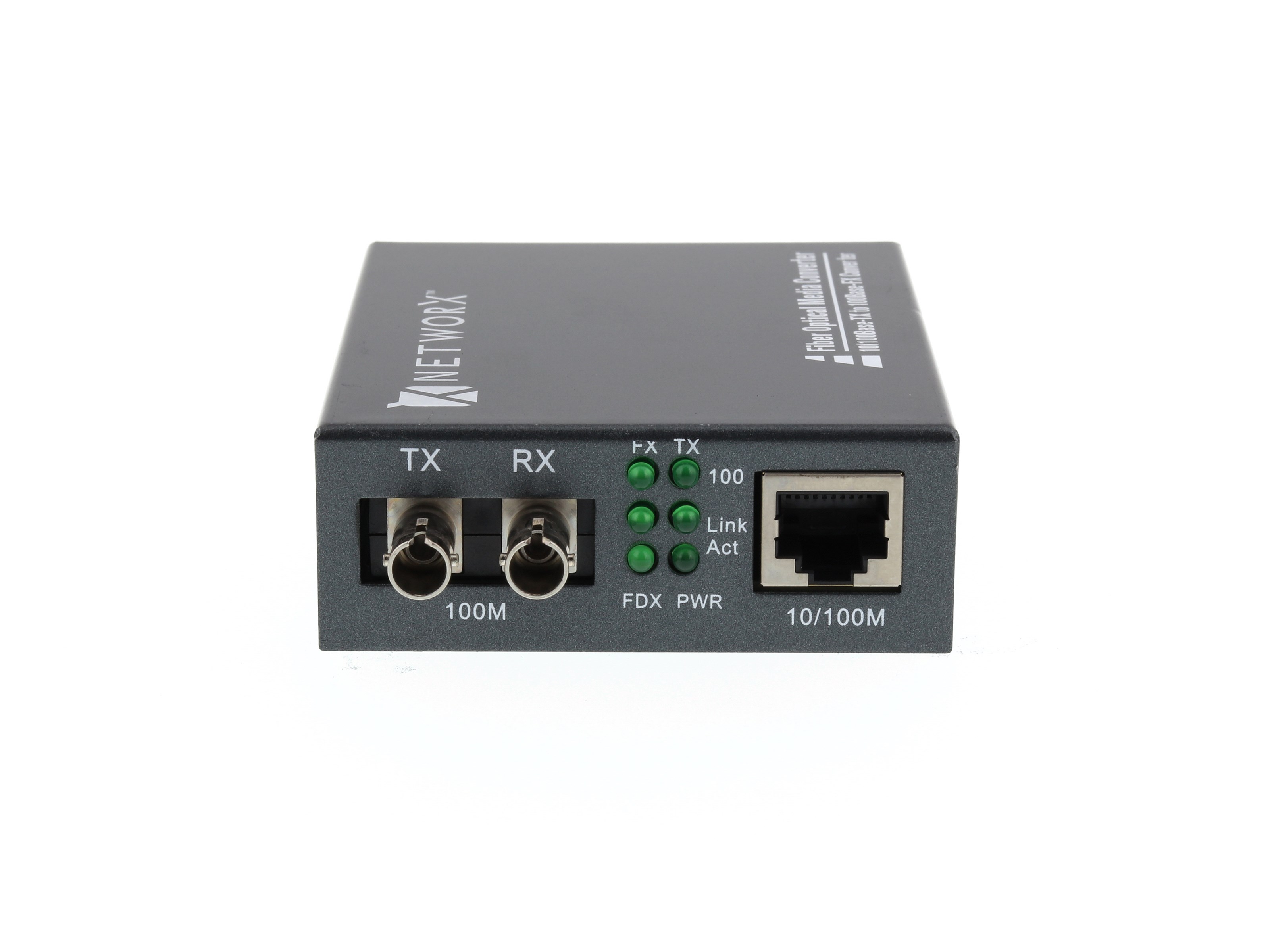 Fast Ethernet Fiber Media Converter - UTP to 100Base-FX - ST Singlemode ...