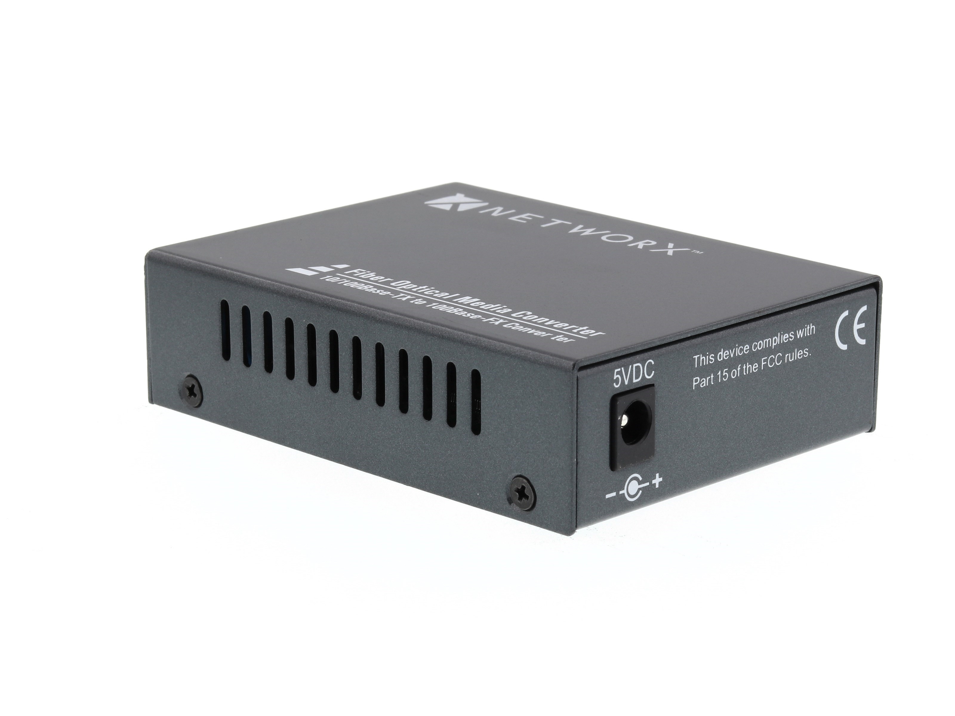 Fast Ethernet Fiber Media Converter - UTP to 100Base-FX - ST Singlemode ...