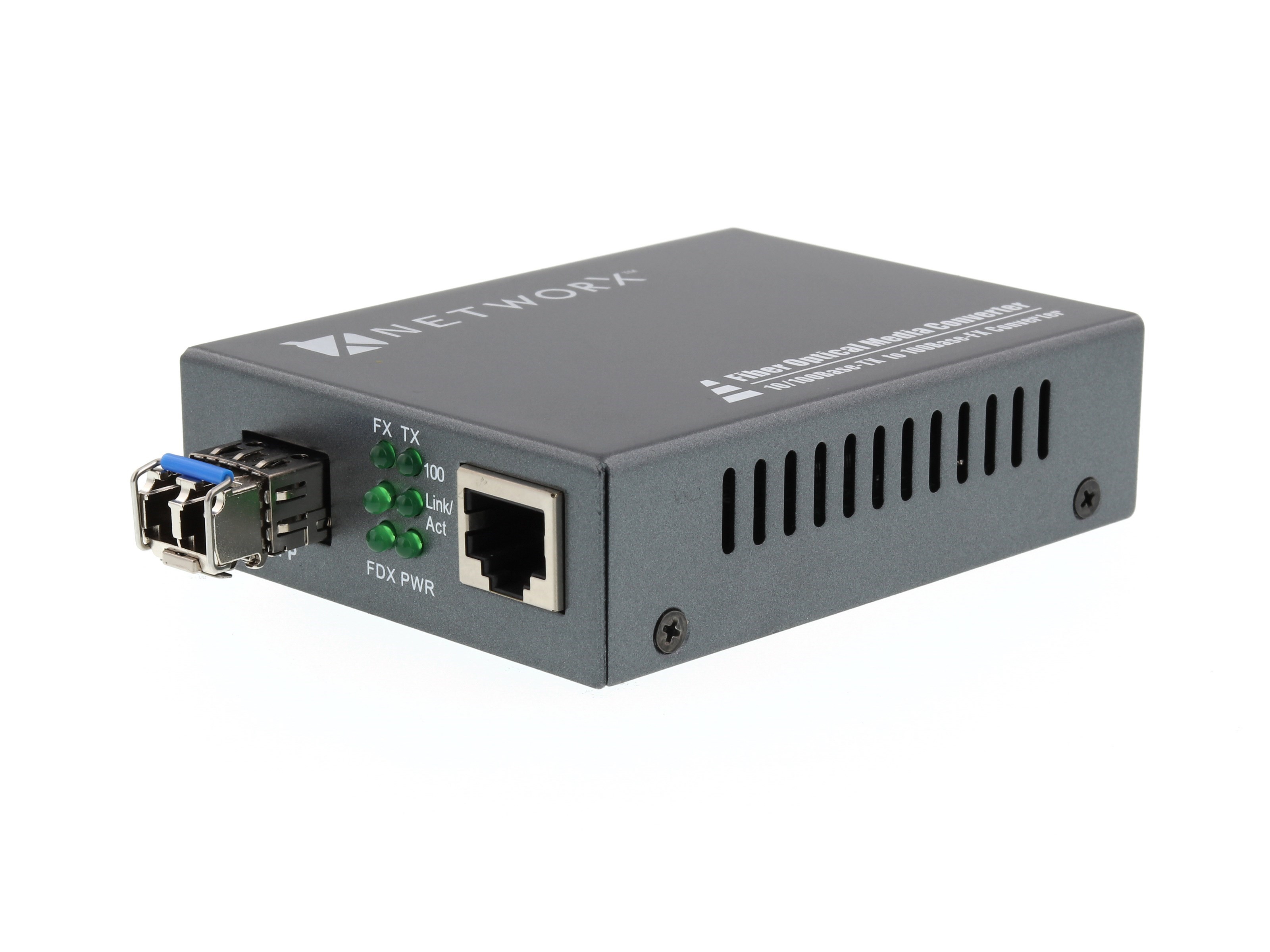 Fast Ethernet Fiber Media Converter - UTP to 100Base-SX - LC Multimode ...
