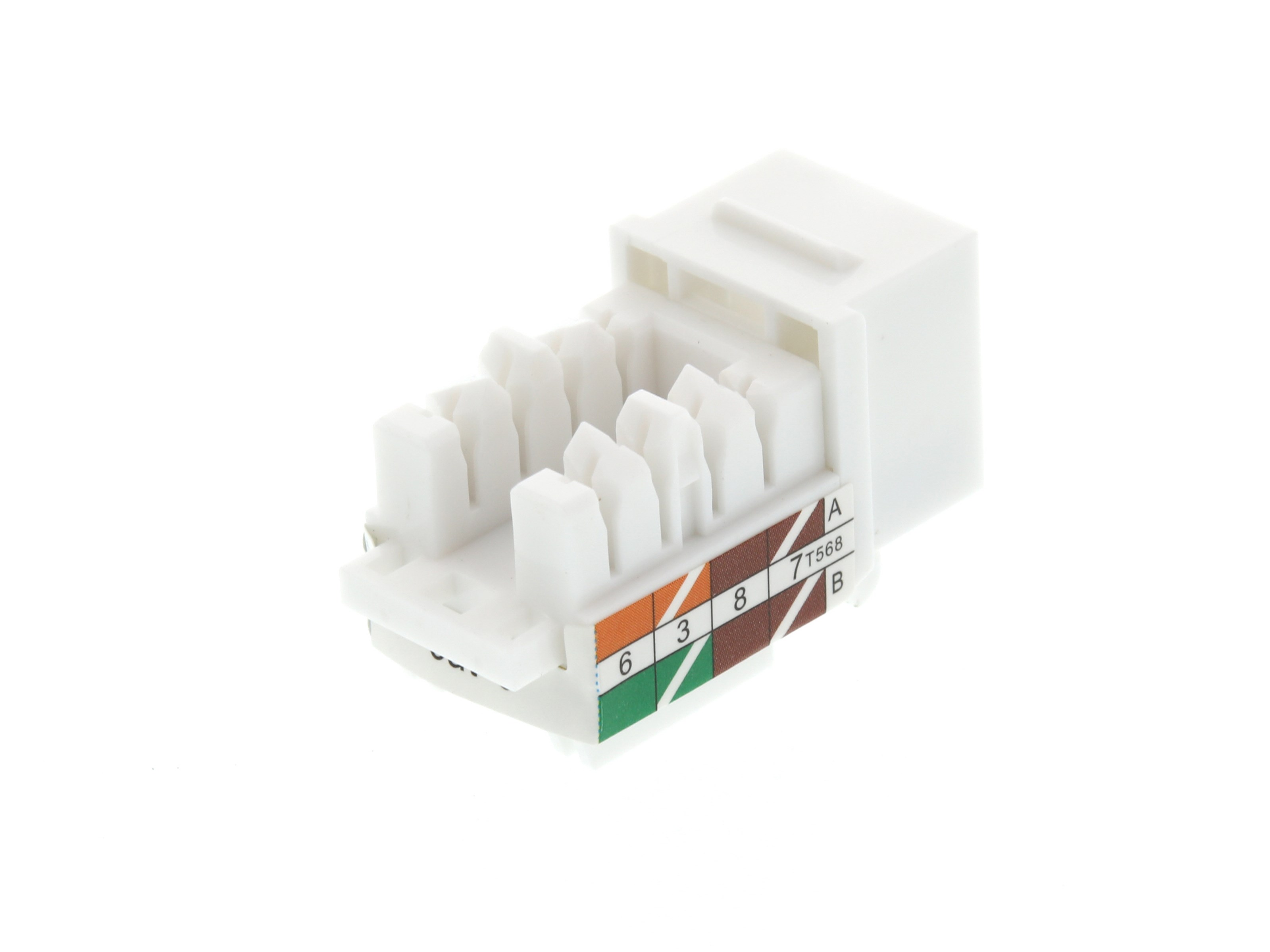 Howies Grip Tape NavePoint 90 Degree Cat6 Keystone Jacks - 25-Pack RJ45 ...