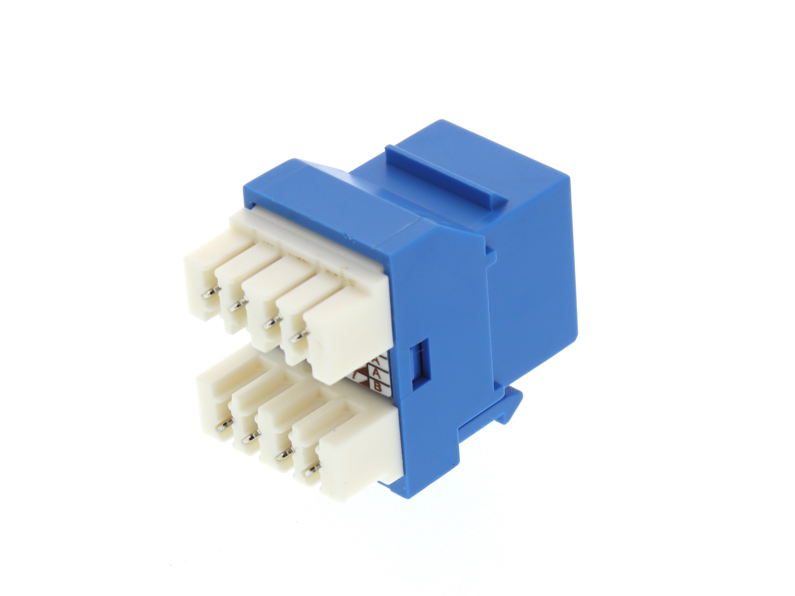 CAT6 SpeedTerm Keystone Jack 180 Degree 110 UTP Blue | Computer Cable Store