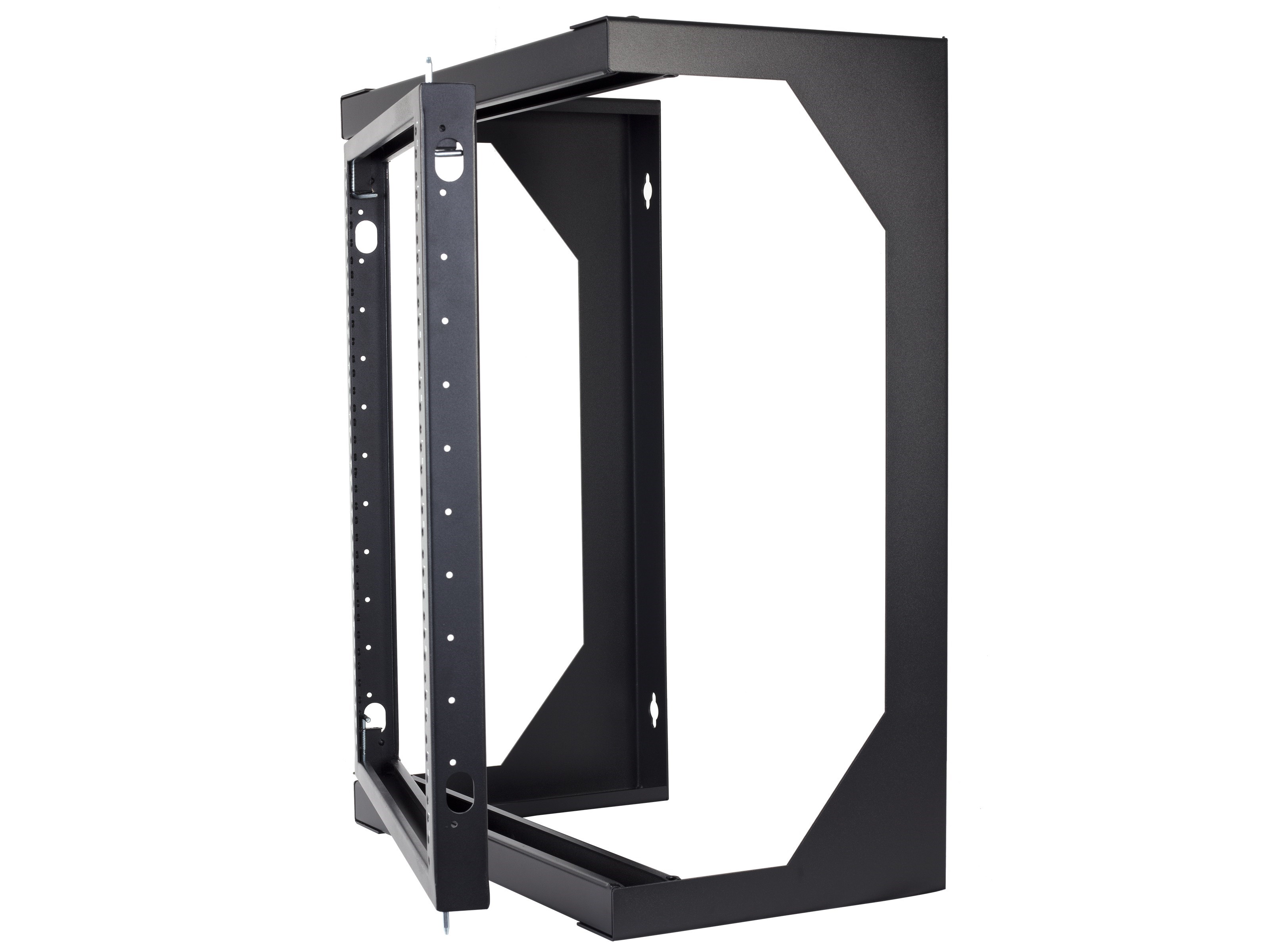 22U Open Frame Swing Out Wall Mount Rack - 201 Series, 16 Inches Deep ...