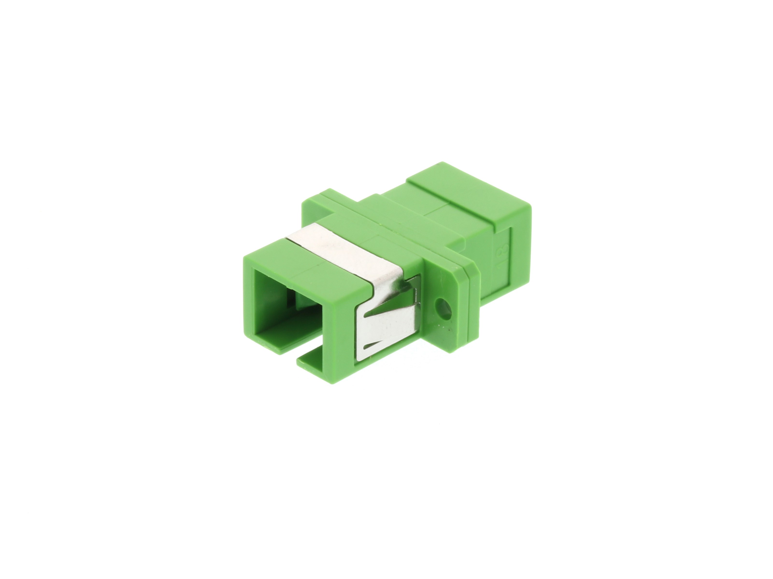 SC Singlemode Simplex Fiber Adapter - APC (Angled Physical Connector ...