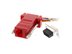 Modular Adapter Kit - DB9 Female to RJ45 - Red | Computer Cable Store