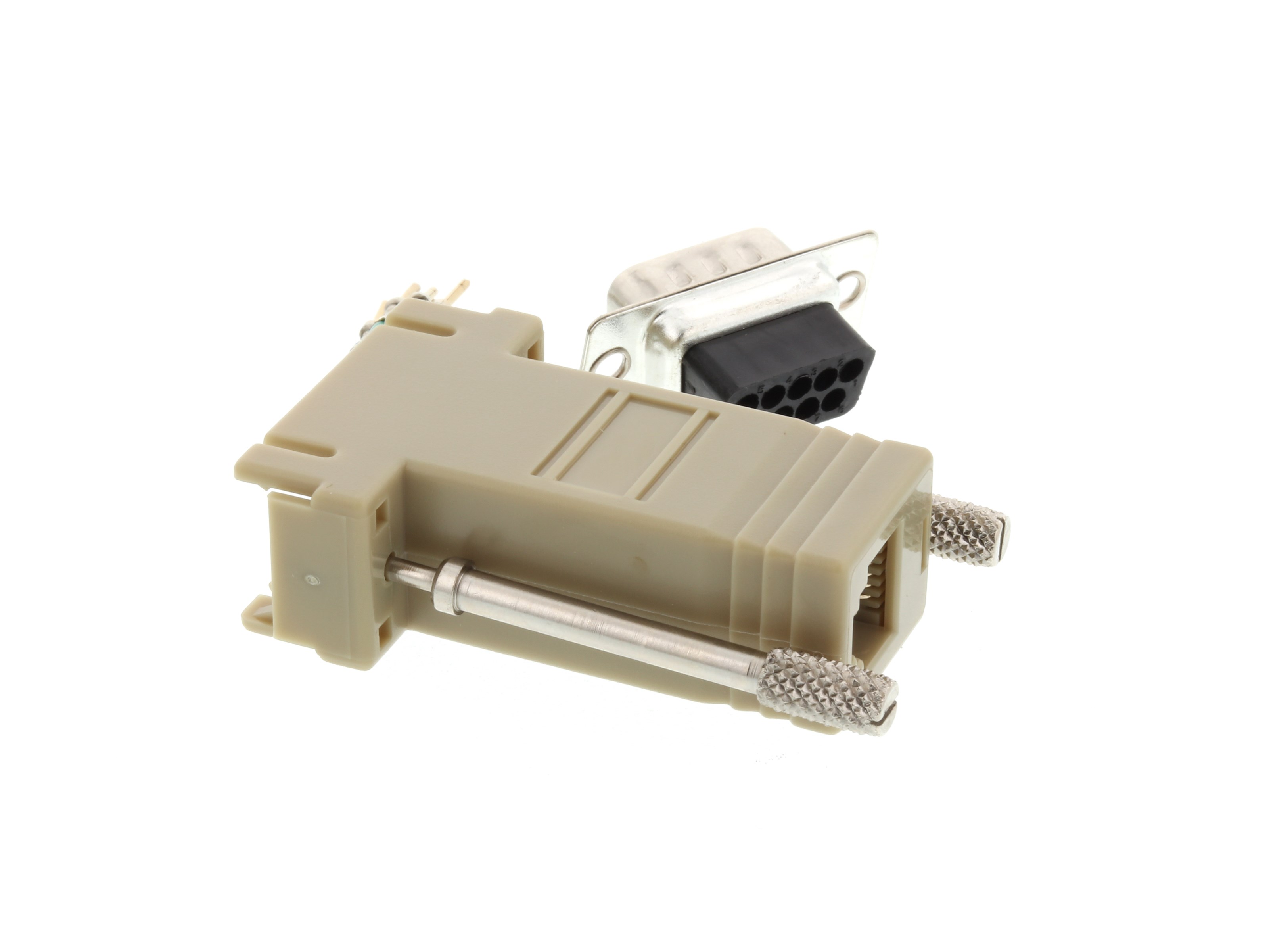 Modular Adapter Kit - DB9 Male to RJ11 / RJ12 - Beige | Computer Cable ...
