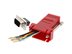 Modular Adapter Kit - DB9 Male to RJ45 - Red | Computer Cable Store