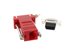 Modular Adapter Kit - DB9 Male to RJ45 - Red | Computer Cable Store