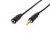 Slim AUX Stereo Audio Extension Cable w/ Microphone Support - 6 FT ...