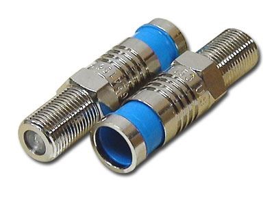 Gem Compression F Connectors RG6 Female 1pc | Computer Cable Store