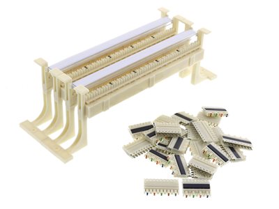 110 Wiring Block, 100 Pairs, with Legs and Accessories | Computer Cable ...